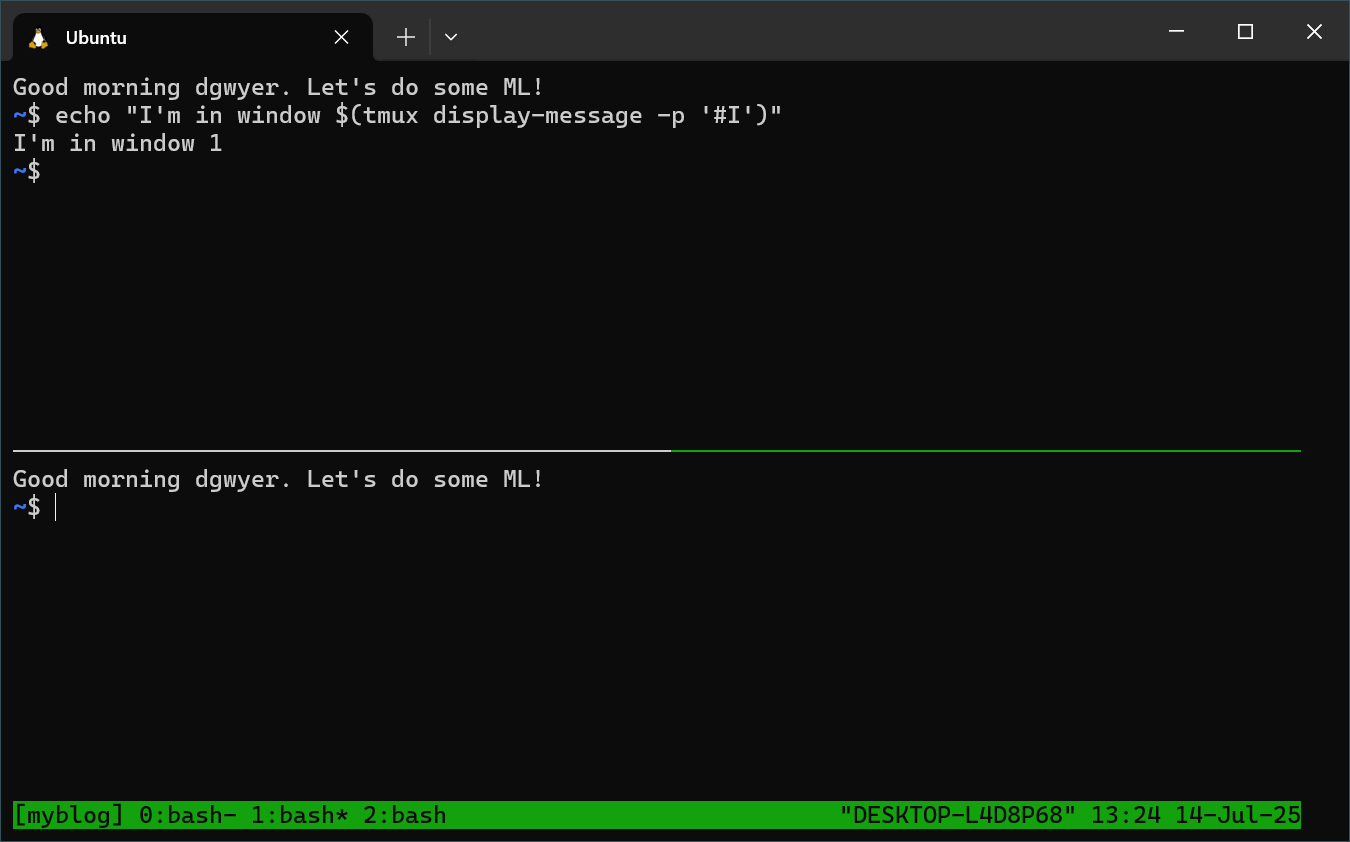 Getting Started with tmux - A Beginners Guide – Exploring ML